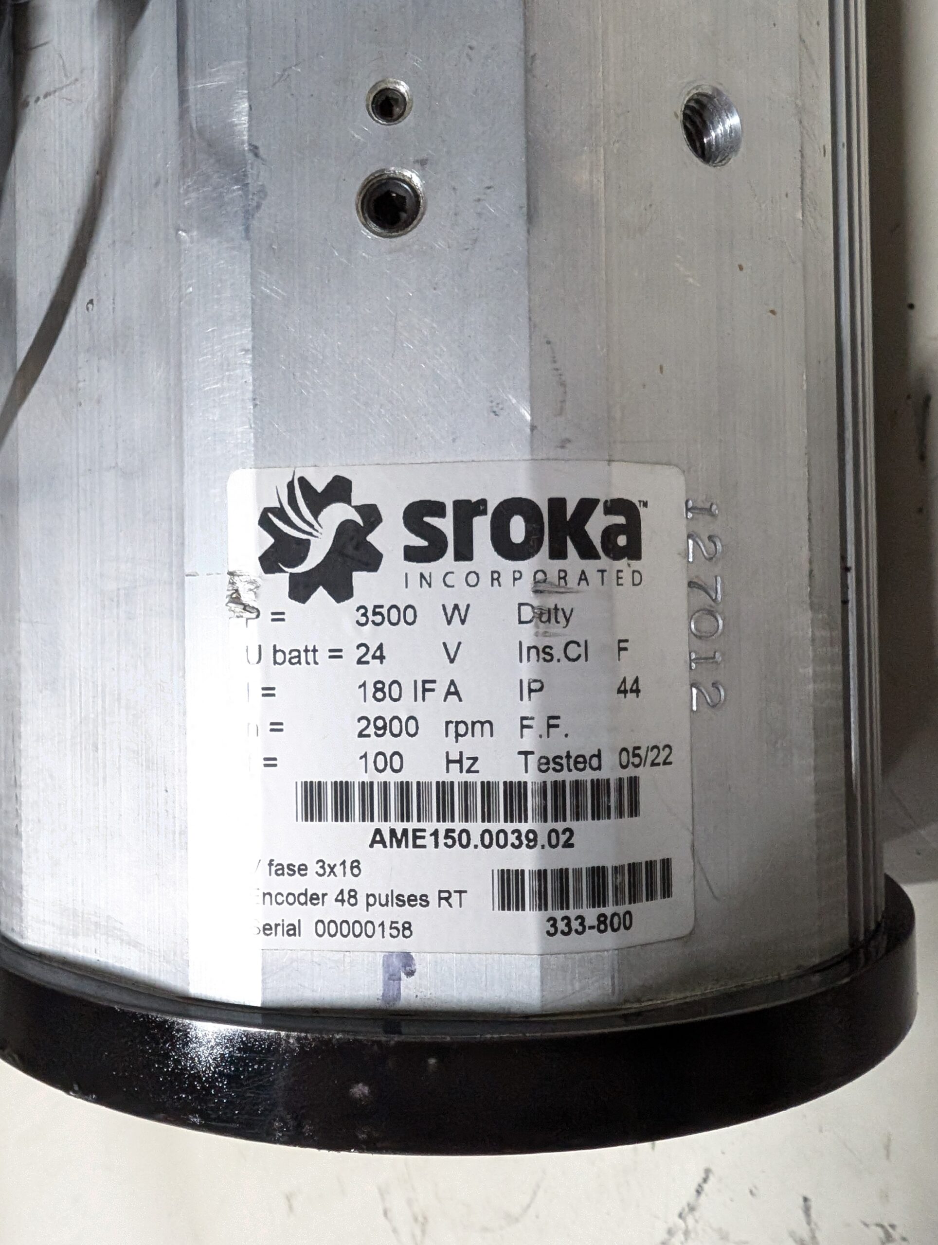 333-800 - M & M Forklift Electric Motor Repair